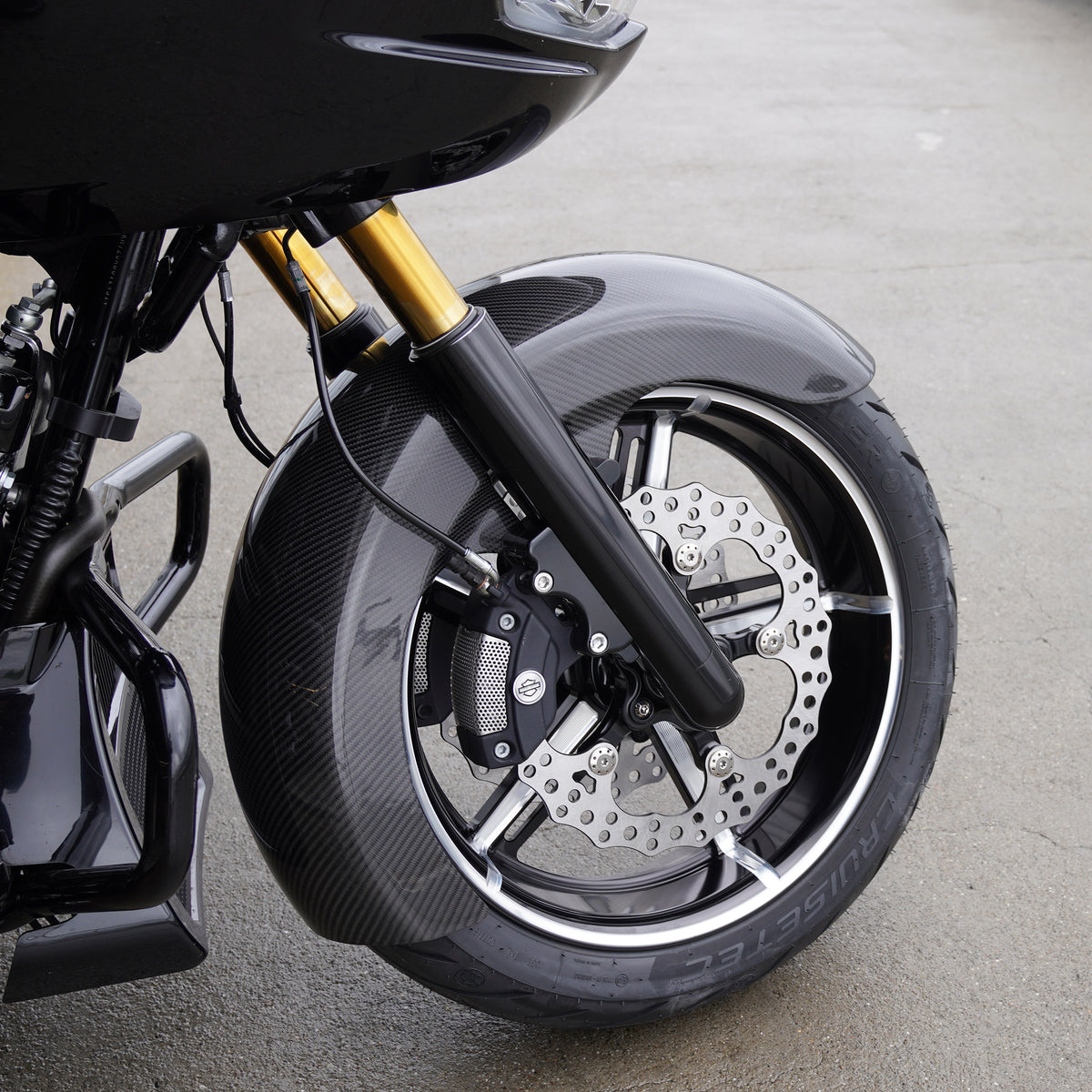 Carbon Fiber Rapper Front Fenders, Fat 18" – ArlenNess