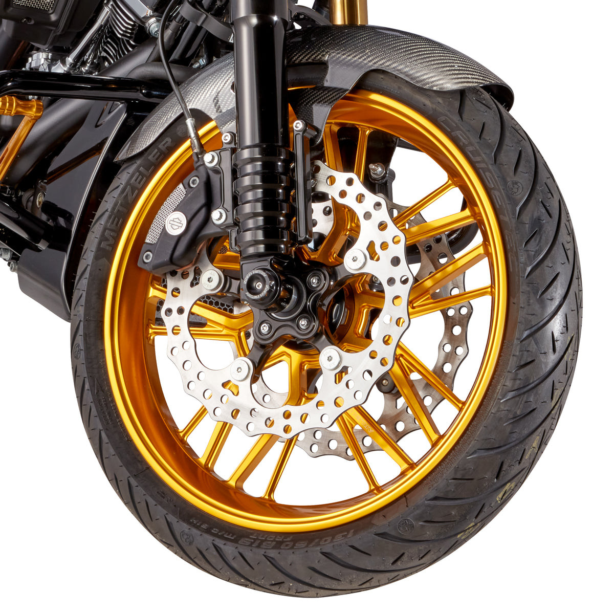 '24 FLT Spider Brake Rotor Adapter for Ness Wheels, Red – ArlenNess