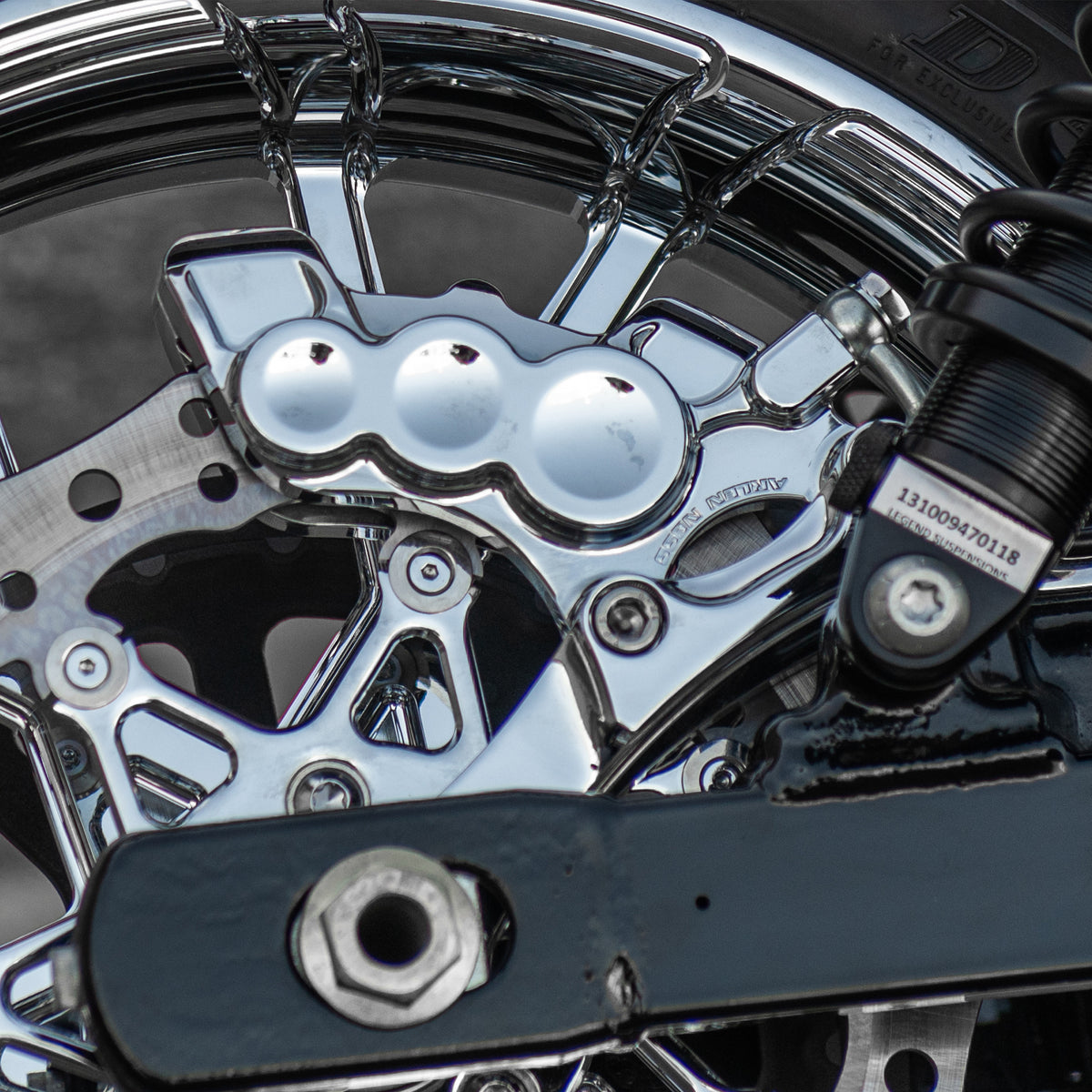 Rear 6-Piston Differential Bore Brake Calipers, Chrome – ArlenNess