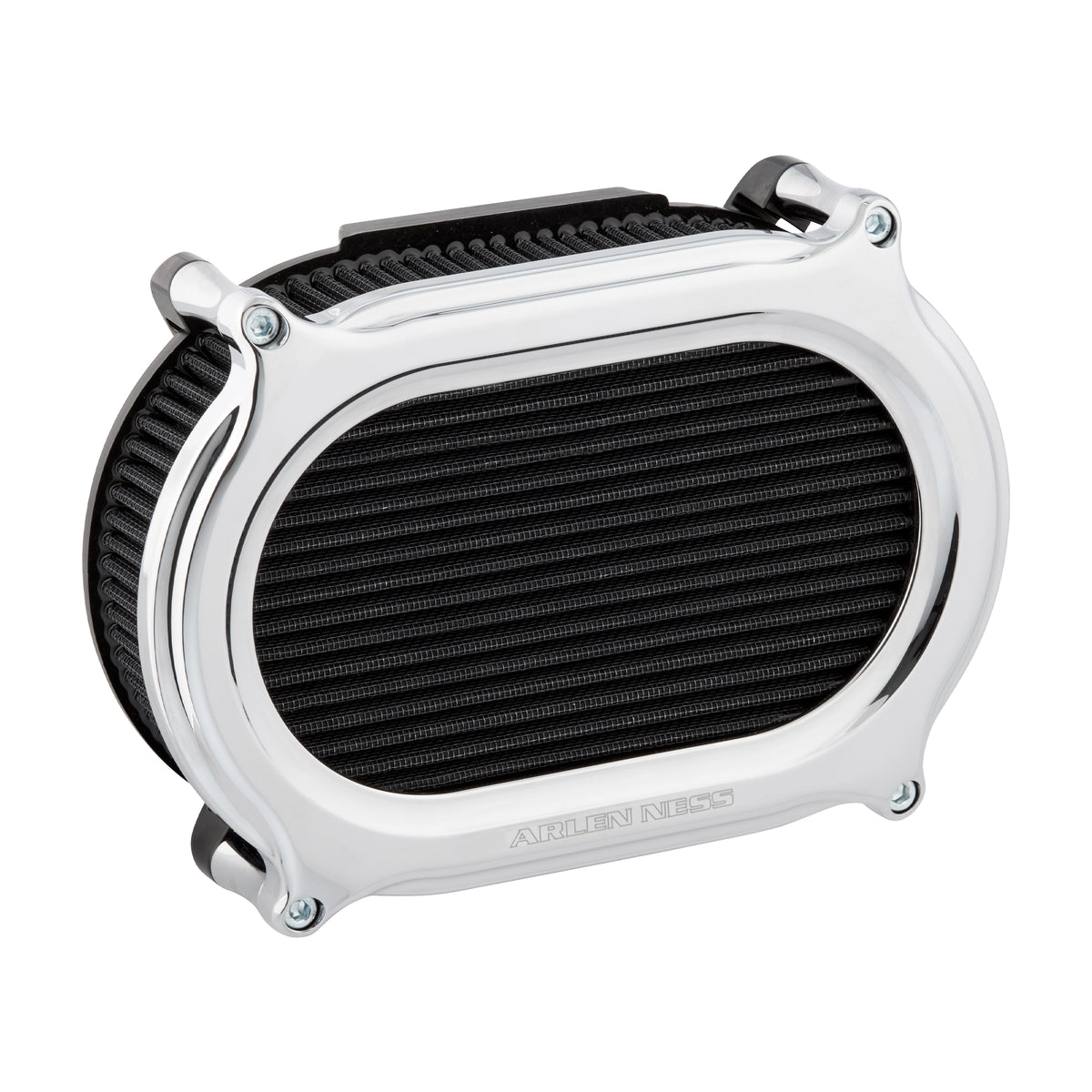 Stage 2 Oval Upgrade Air Filter, Chrome – ArlenNess