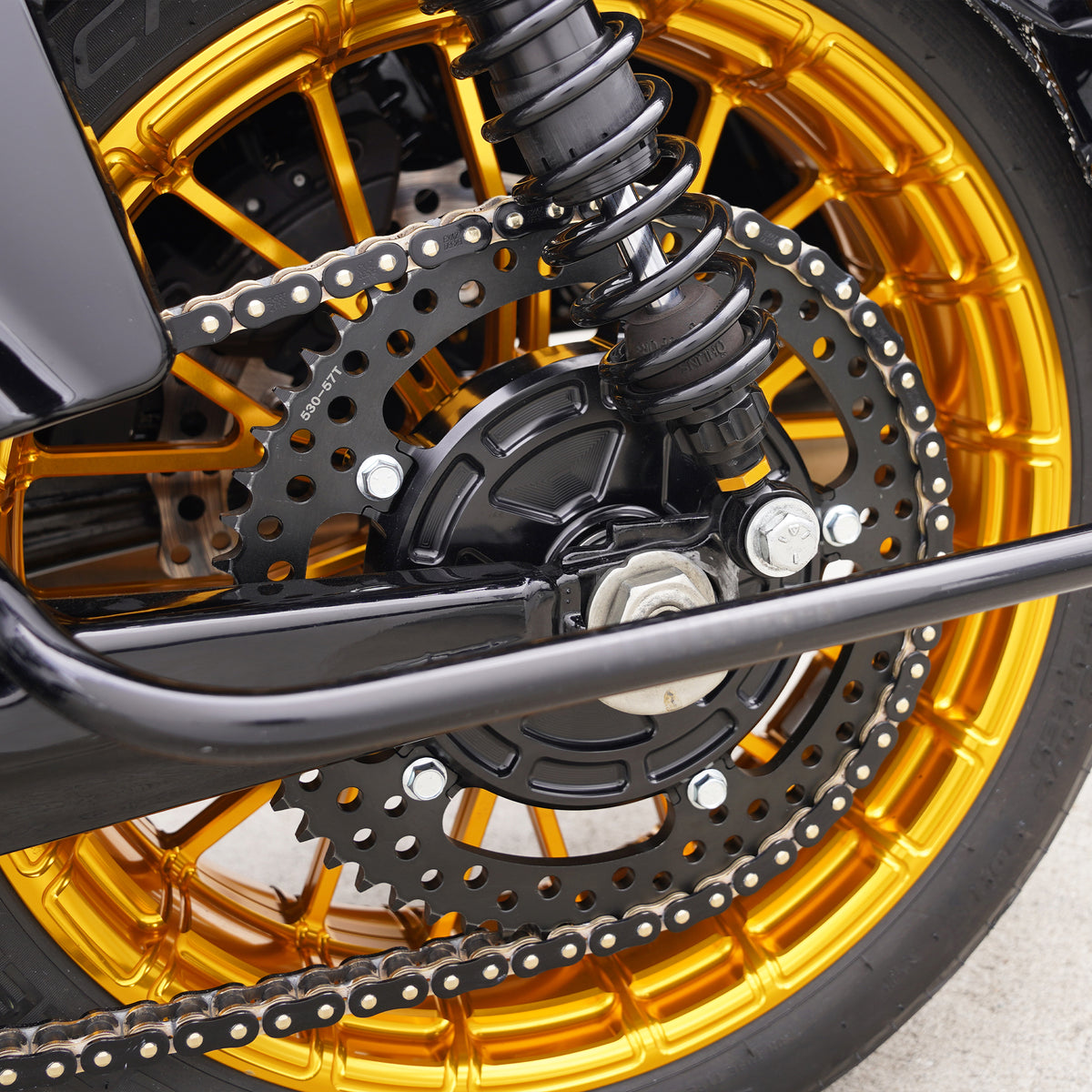 Jagged Cush Drive Chain Conversion Kit, All Black – ArlenNess