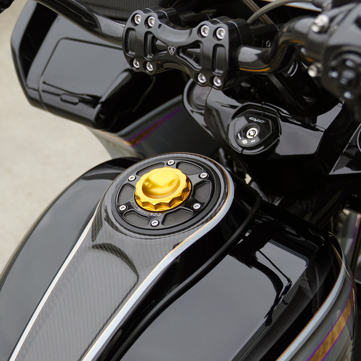 12-Point Gas Caps for 2024-up Touring, Gold – ArlenNess