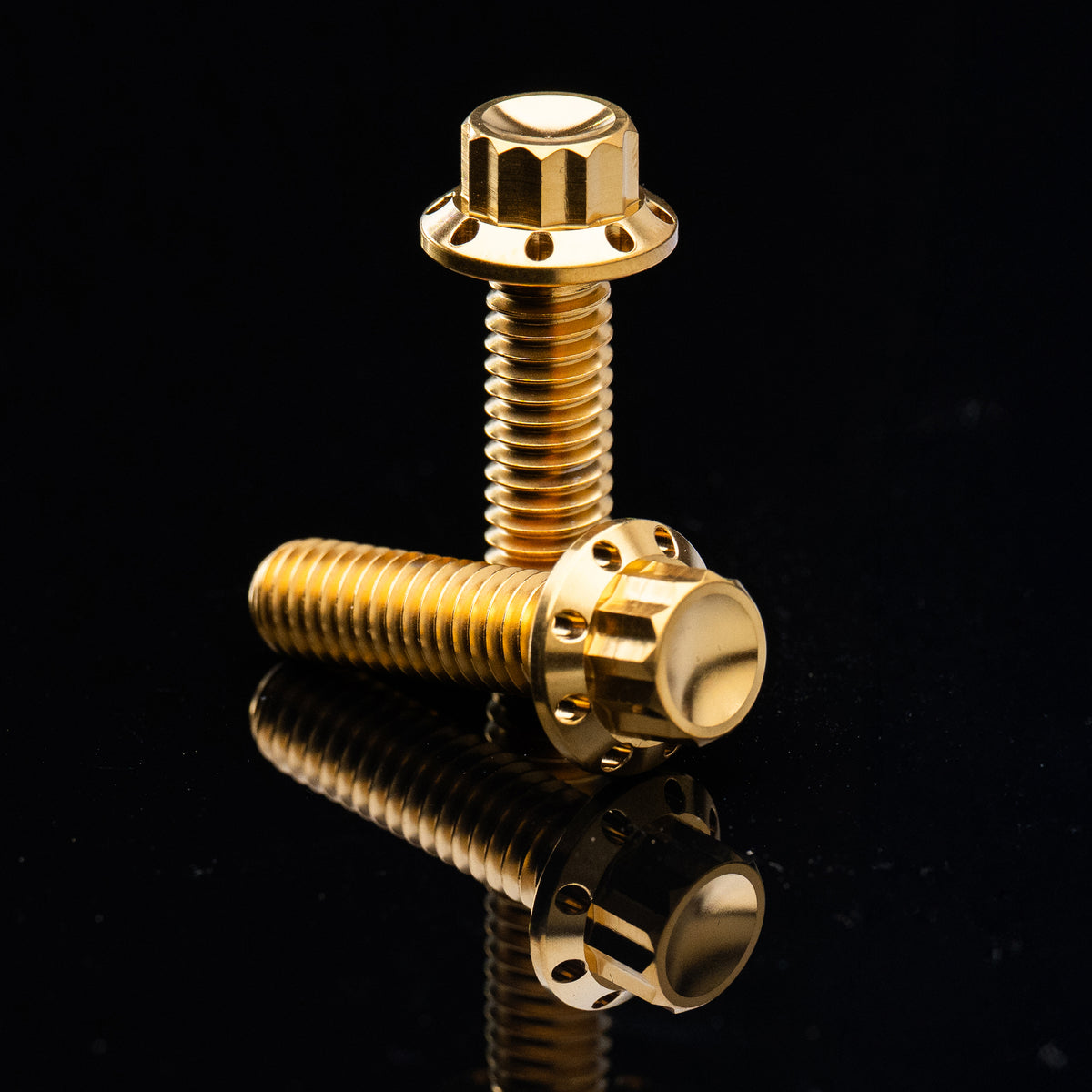 Rocker Box Titanium 12-Point Bolt Kits, Gold – ArlenNess