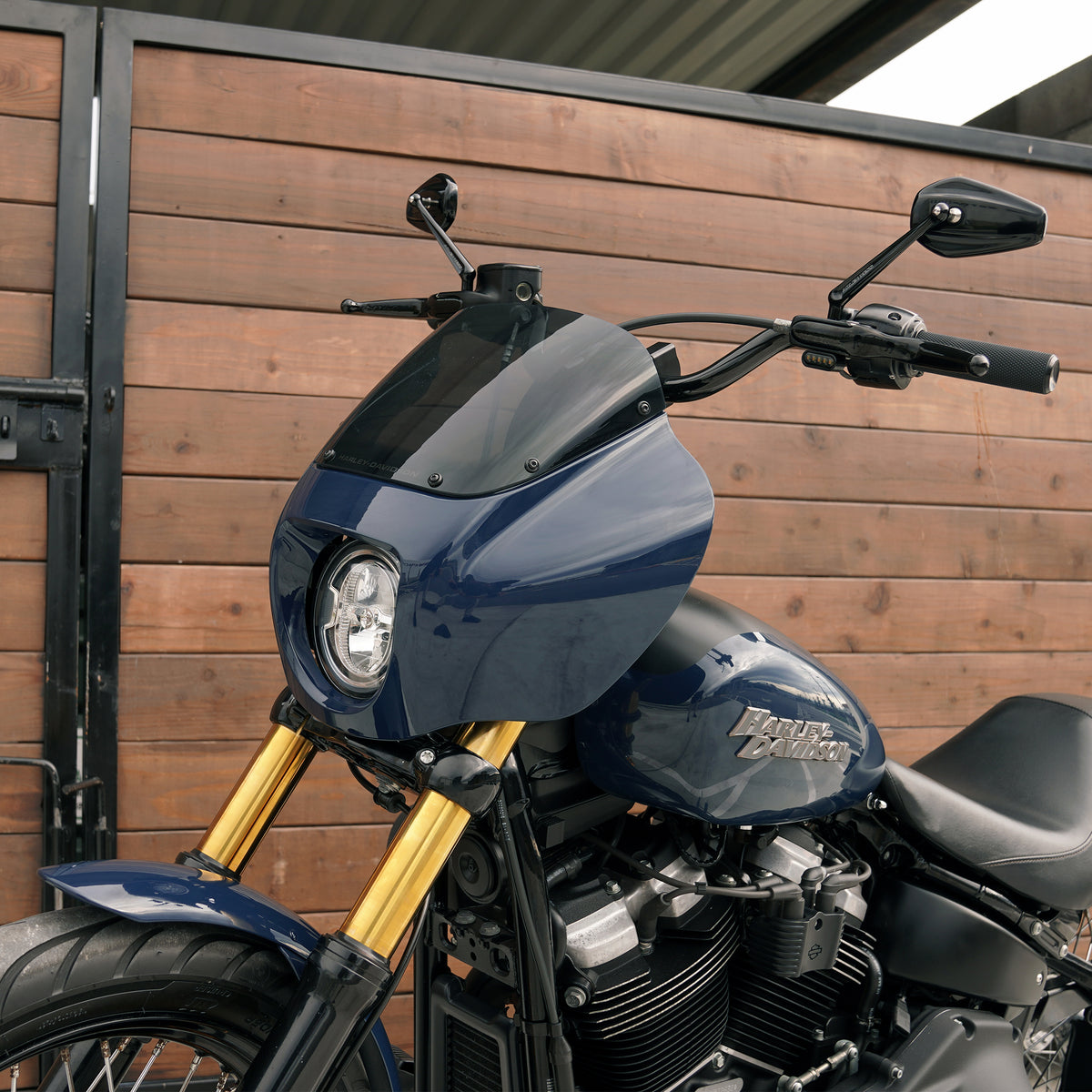 Gold & Black 49mm Fork Tubes, M8 Softail – ArlenNess