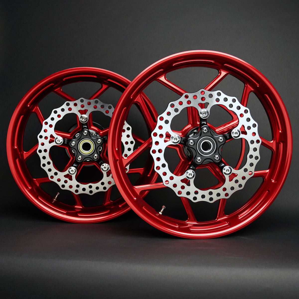 Speed 5 Forged Wheels, Red – ArlenNess