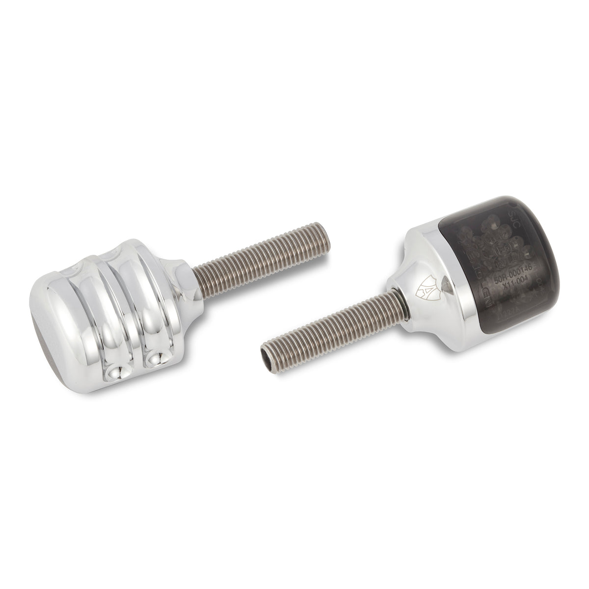 1" Fluted LED Indicator Lights, Chrome – ArlenNess