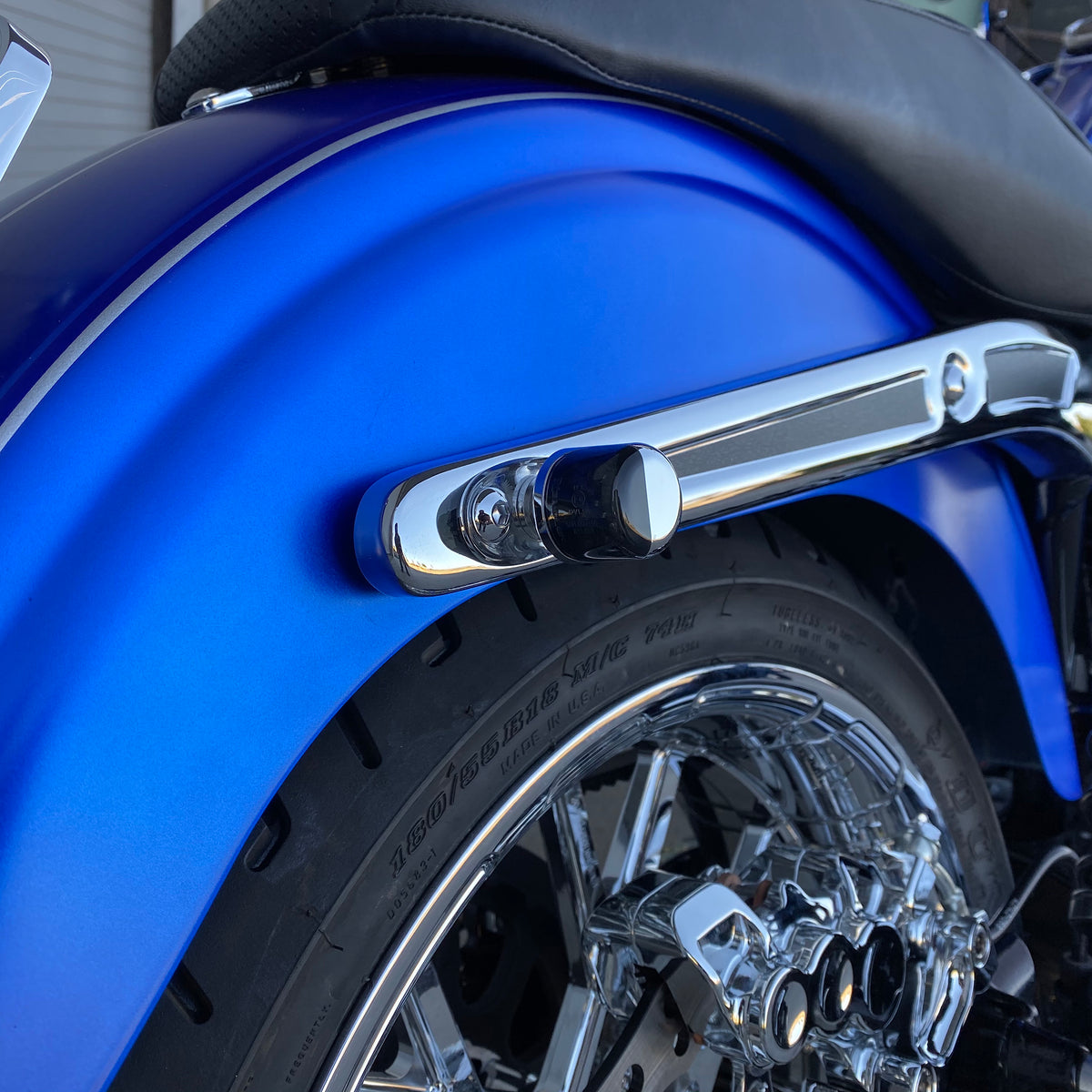 1" Fluted LED Indicator Lights, Chrome – ArlenNess